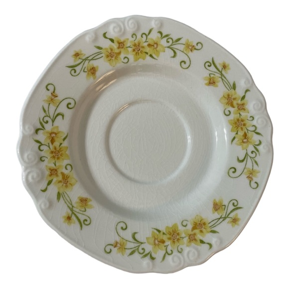 Nikko Ceramics | Dining | Vintage Nikko Ironstone Plate Floral Design ...